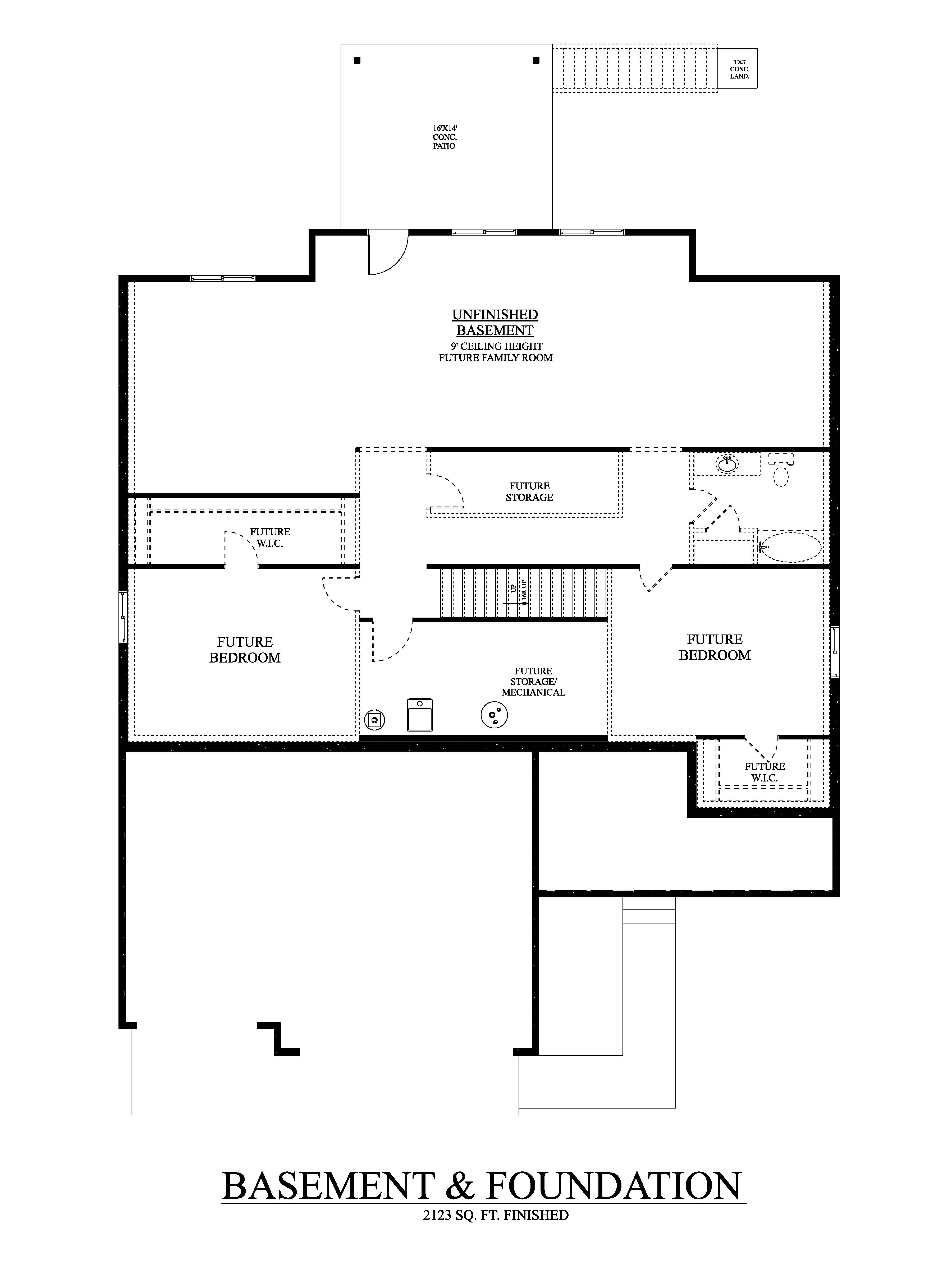 The Homestead Walk-Out Basement | Floor Plans | Listings | RYN Built Homes
